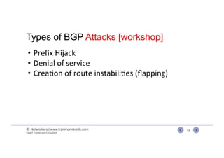 BGP Security (Mum presentation 2016) | PPT