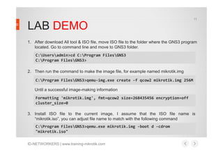 Mikrotik Network Simulator (MUM Presentation Material 2013) | PPT