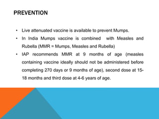 Mumps | PPTX