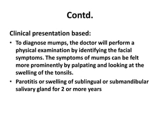 Mumps | PDF