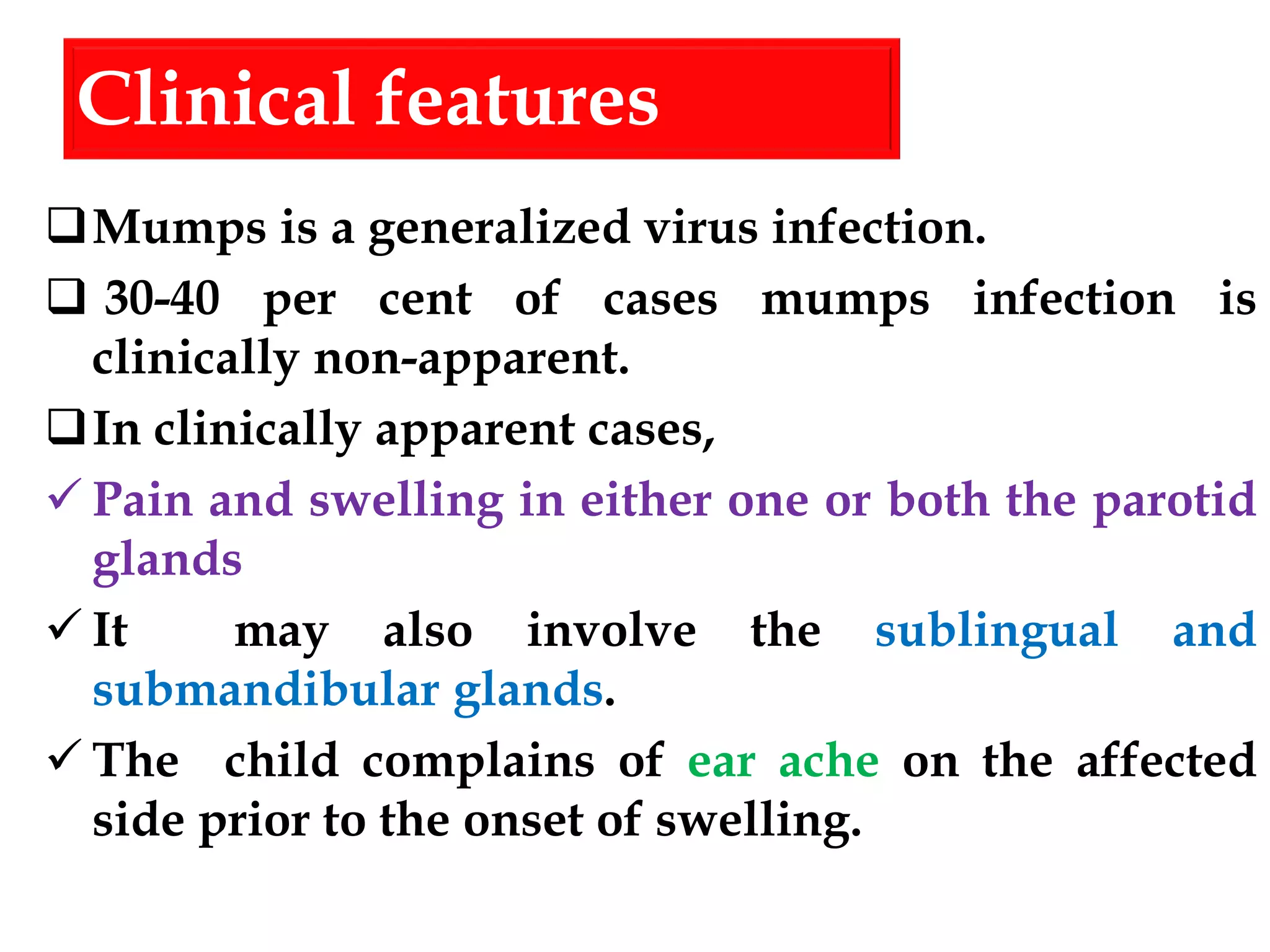 Mumps | PDF