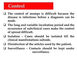 Mumps | PDF