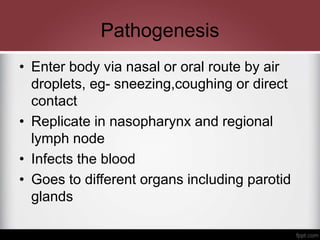 Mumps | PPTX | Infectious Diseases | Diseases and Conditions