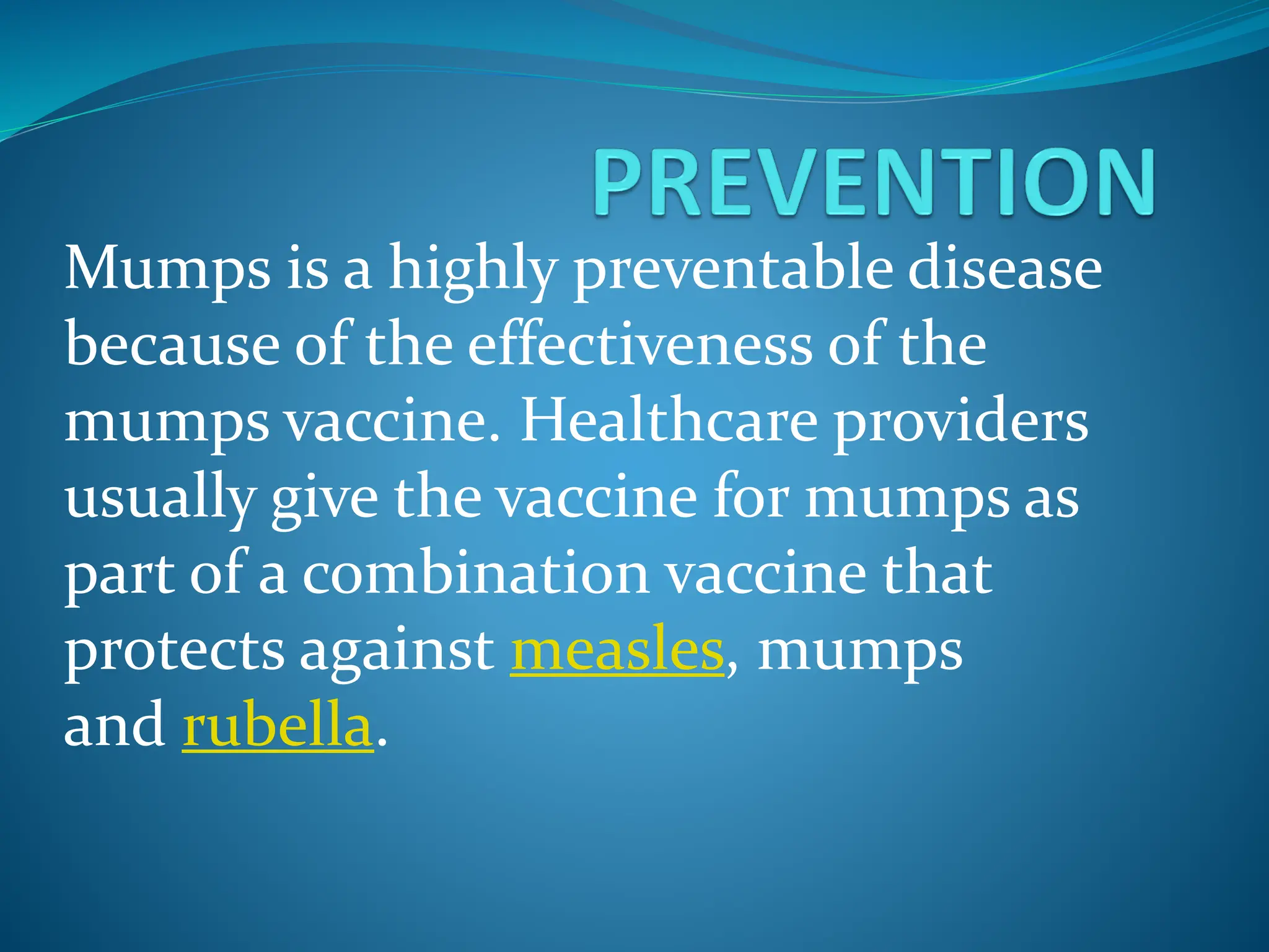 MUMPS Department of Physiotherapy, SHUATS | PDF