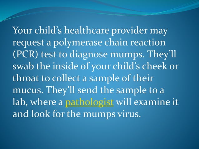 MUMPS Department of Physiotherapy, SHUATS | PPT