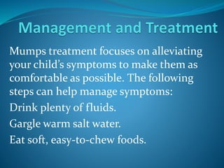 MUMPS Department of Physiotherapy, SHUATS | PPT