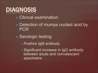 Mumps disease in community settings of IBD | PPT