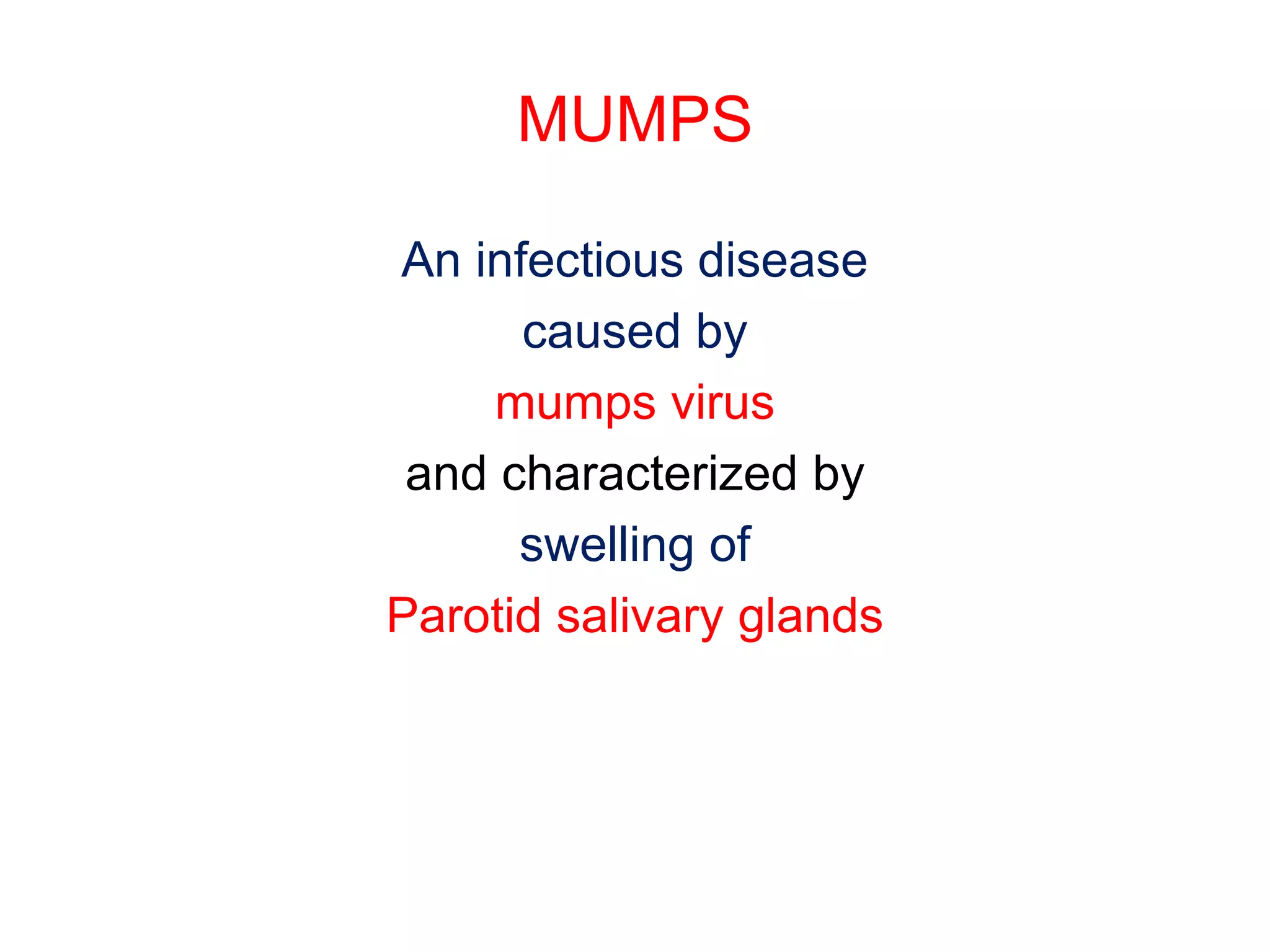 Mumps in children 2021 | PDF | Ear, Nose and Throat Conditions ...