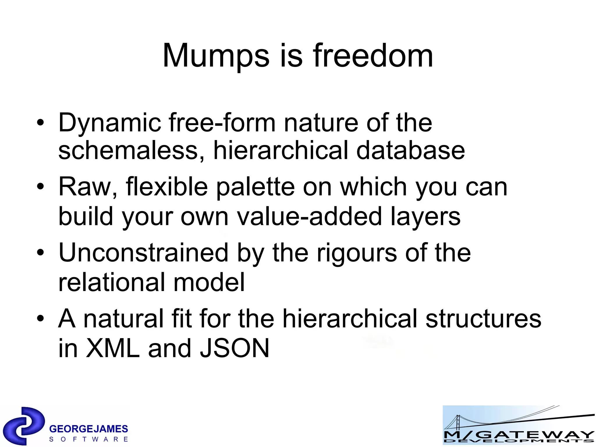 Mumps the Internet scale database | PPT