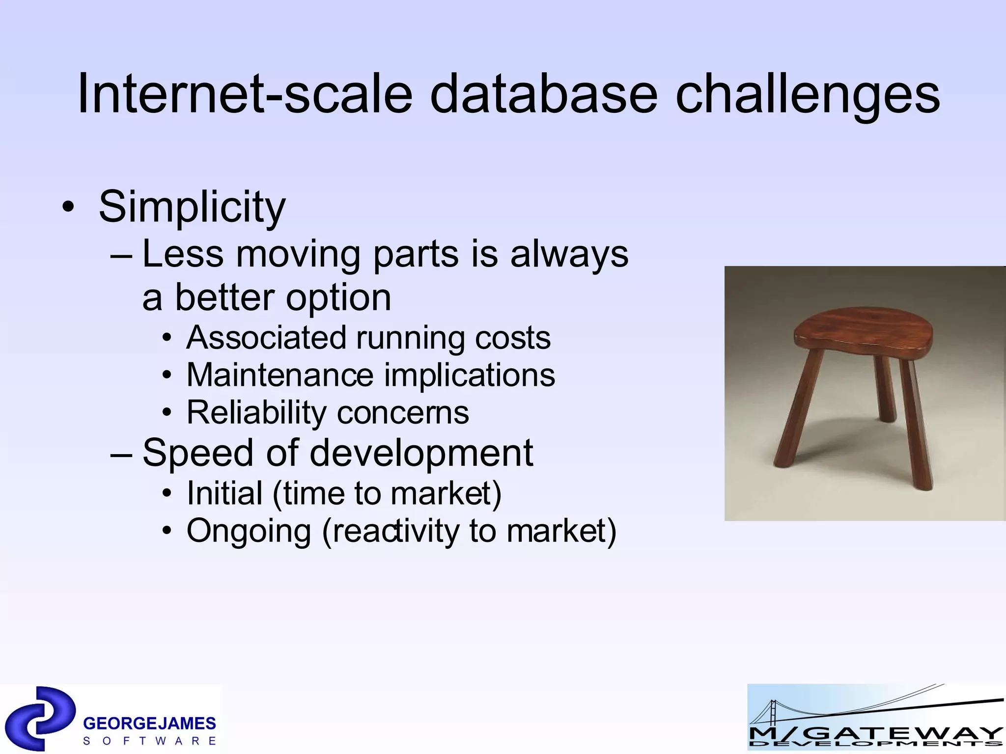 Mumps the Internet scale database | PPT