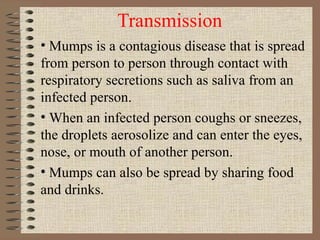 Mumps presentation s agun | PPT