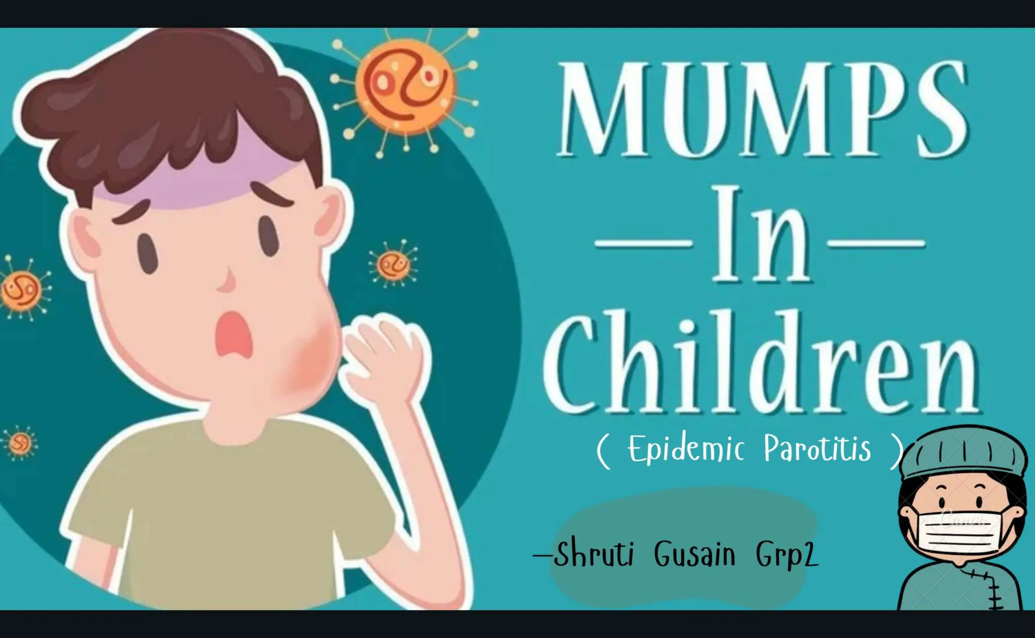 Mumps in children or epidemic parotitis) | PDF