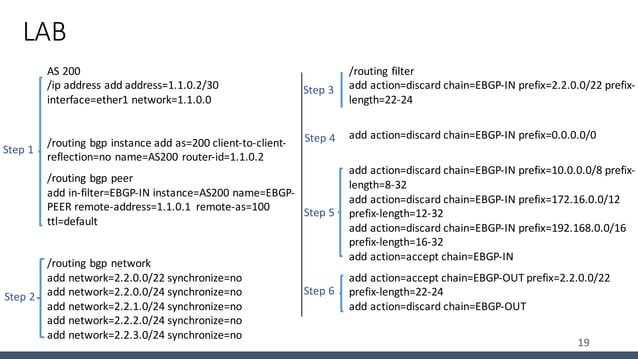 MikroTik Internet Route Filter | PPT