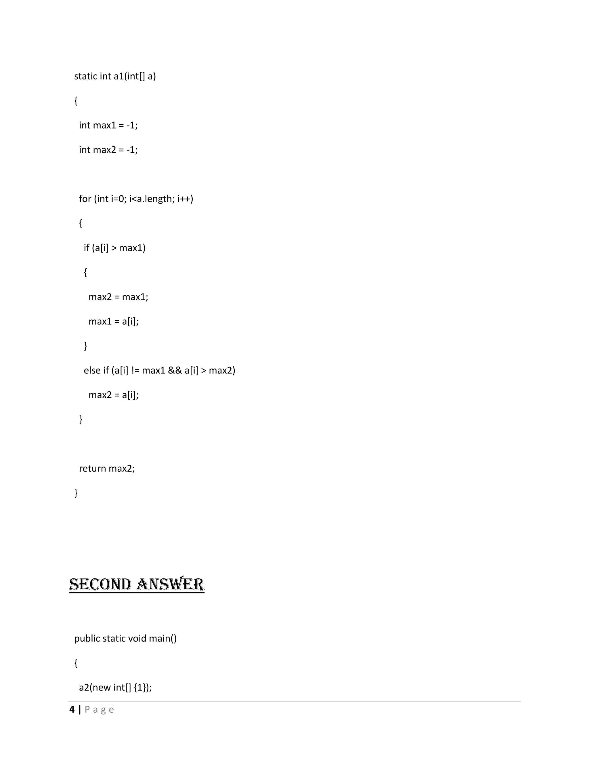 Maharishi University of Management (MSc Computer Science test questions ...