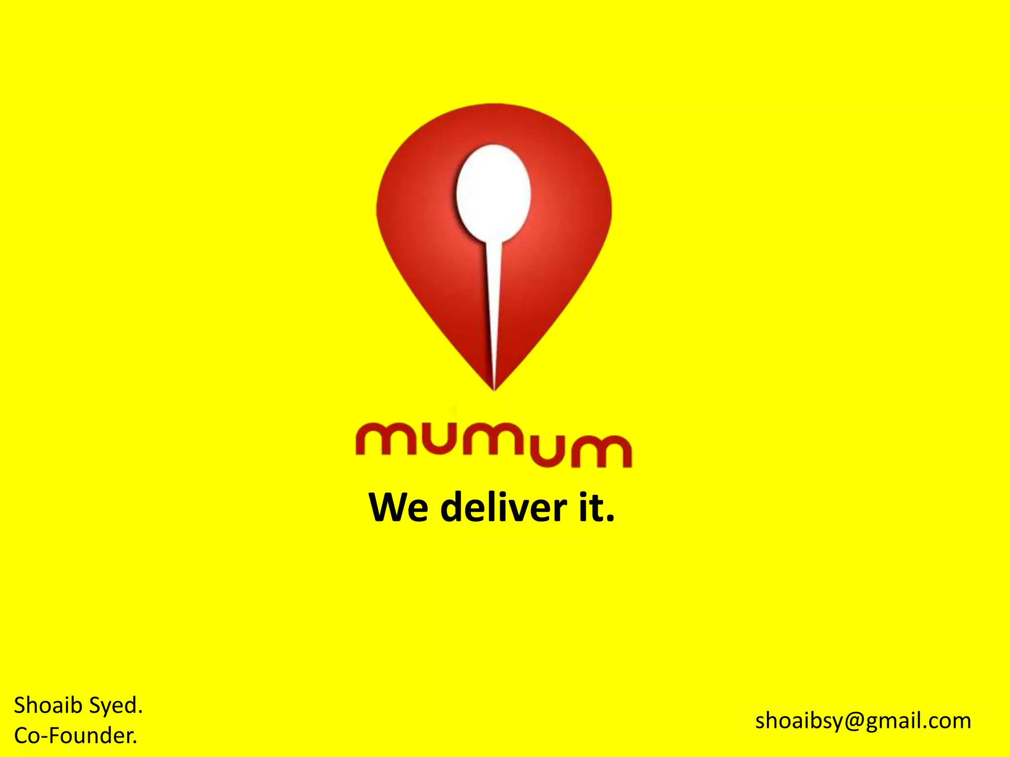 Mumum pitch deck (adicent designs) | PPT