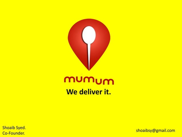 Mumum pitch deck (adicent designs) | PPT