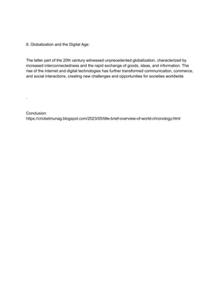 World history | PDF | Geography | Science