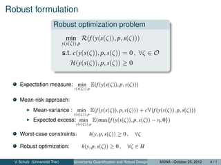 Management of uncertainties in numerical aerodynamics | PDF
