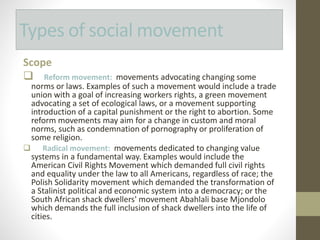 Social movement | PPTX