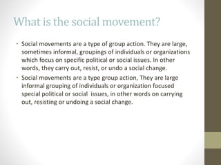 Social movement | PPTX