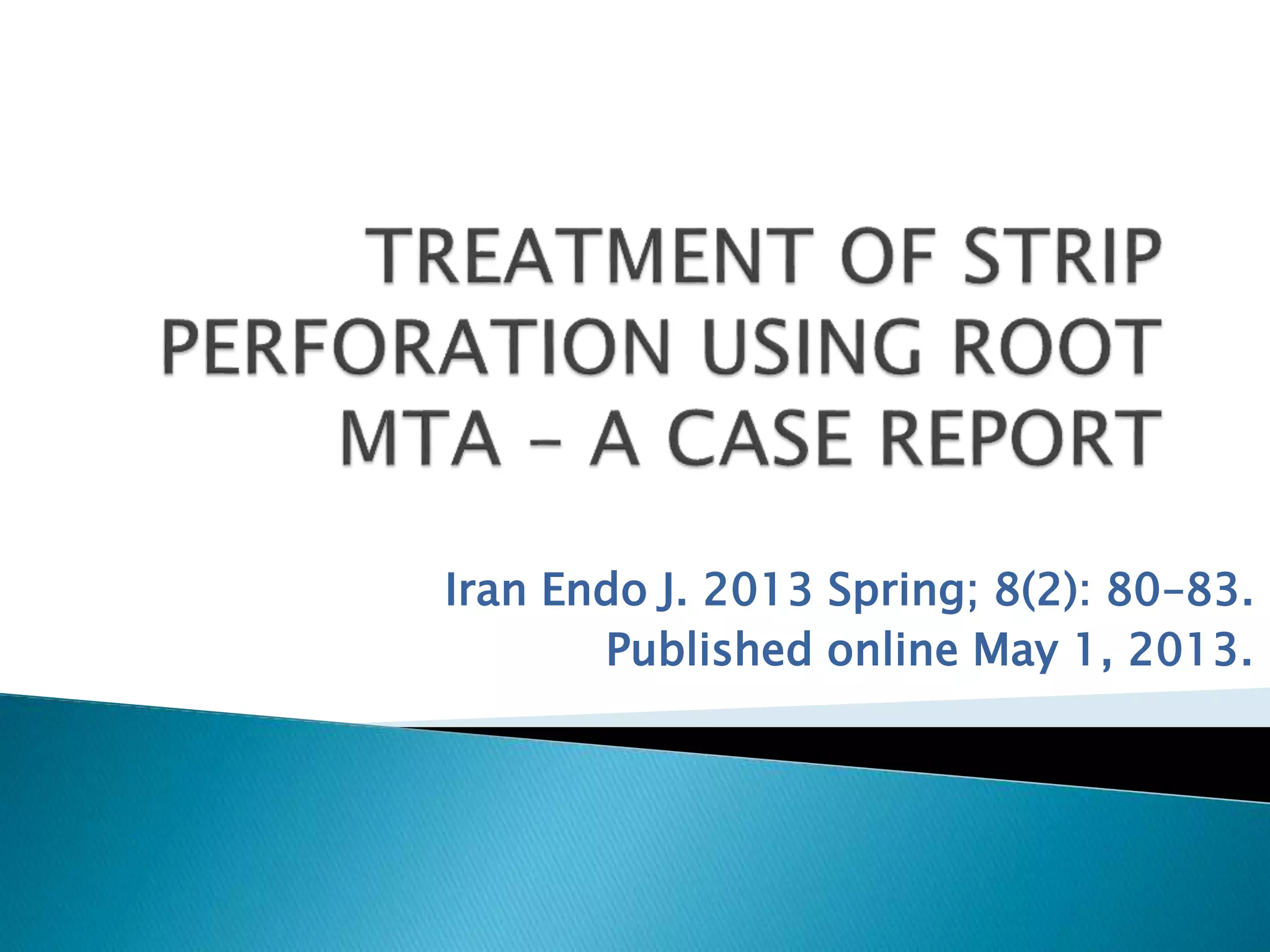 strip perforation | PPTX