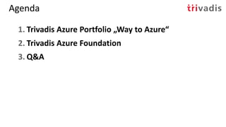 Azure Days 2019: Trivadis Azure Foundation – Das Fundament für den ...