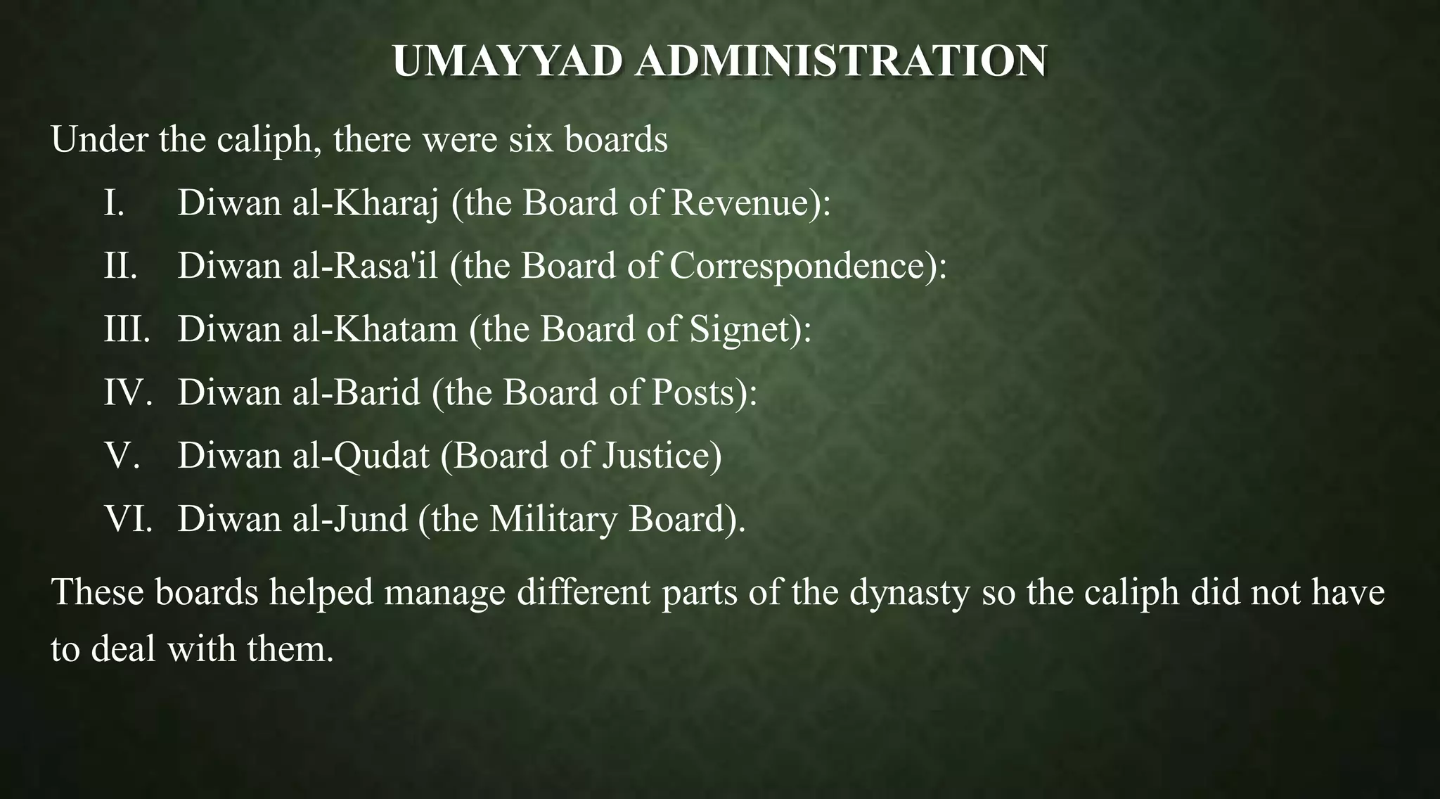 complete history of caliphate Umayyad | PPTX