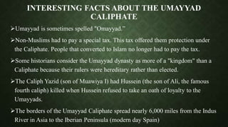 complete history of caliphate Umayyad | PPT