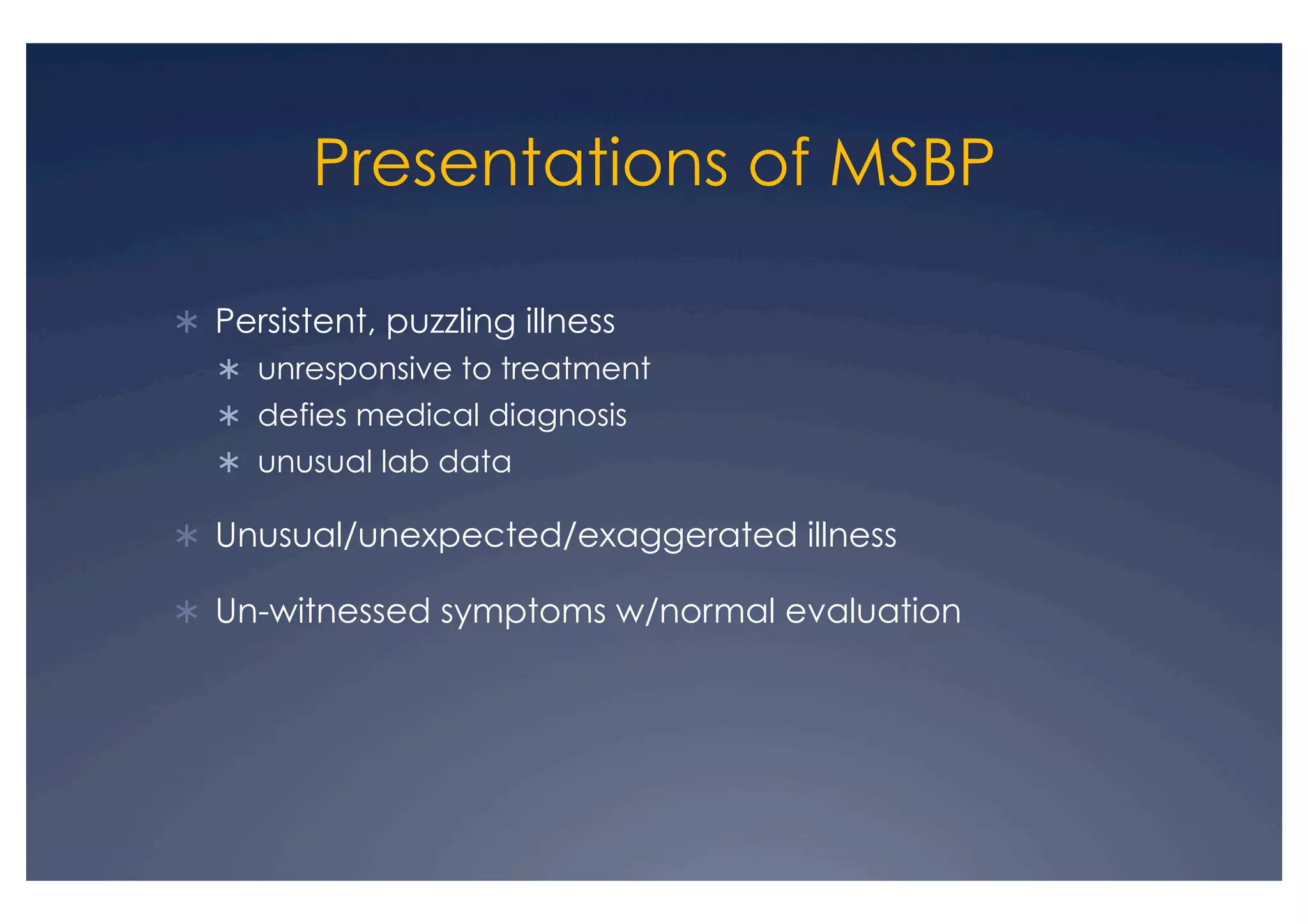 Munchausen Syndrome by Proxy | PDF