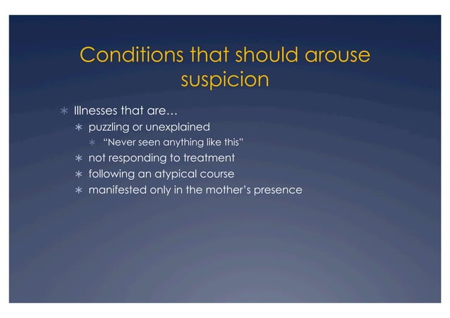 Munchausen Syndrome by Proxy | PDF | Diseases and Conditions | Medical ...
