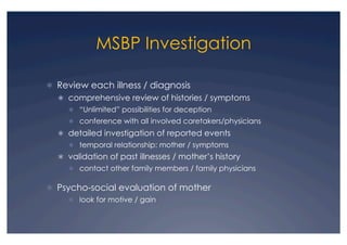 Munchausen Syndrome by Proxy | PDF