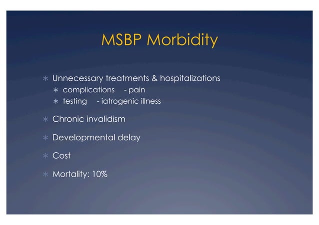Munchausen Syndrome by Proxy | PDF | Diseases and Conditions | Medical ...