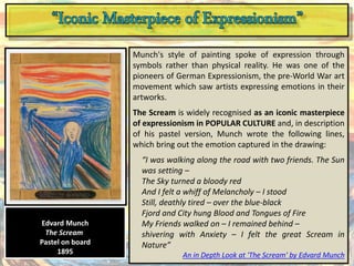 Munch’s The Scream “Iconic Masterpiece of Expressionism in ‘Popular ...
