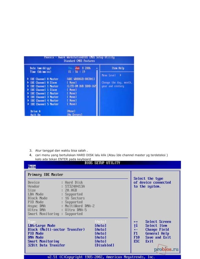 Muncul pesan pri master hard disk s.m.a.r.t status bad, backup and replace | DOCX