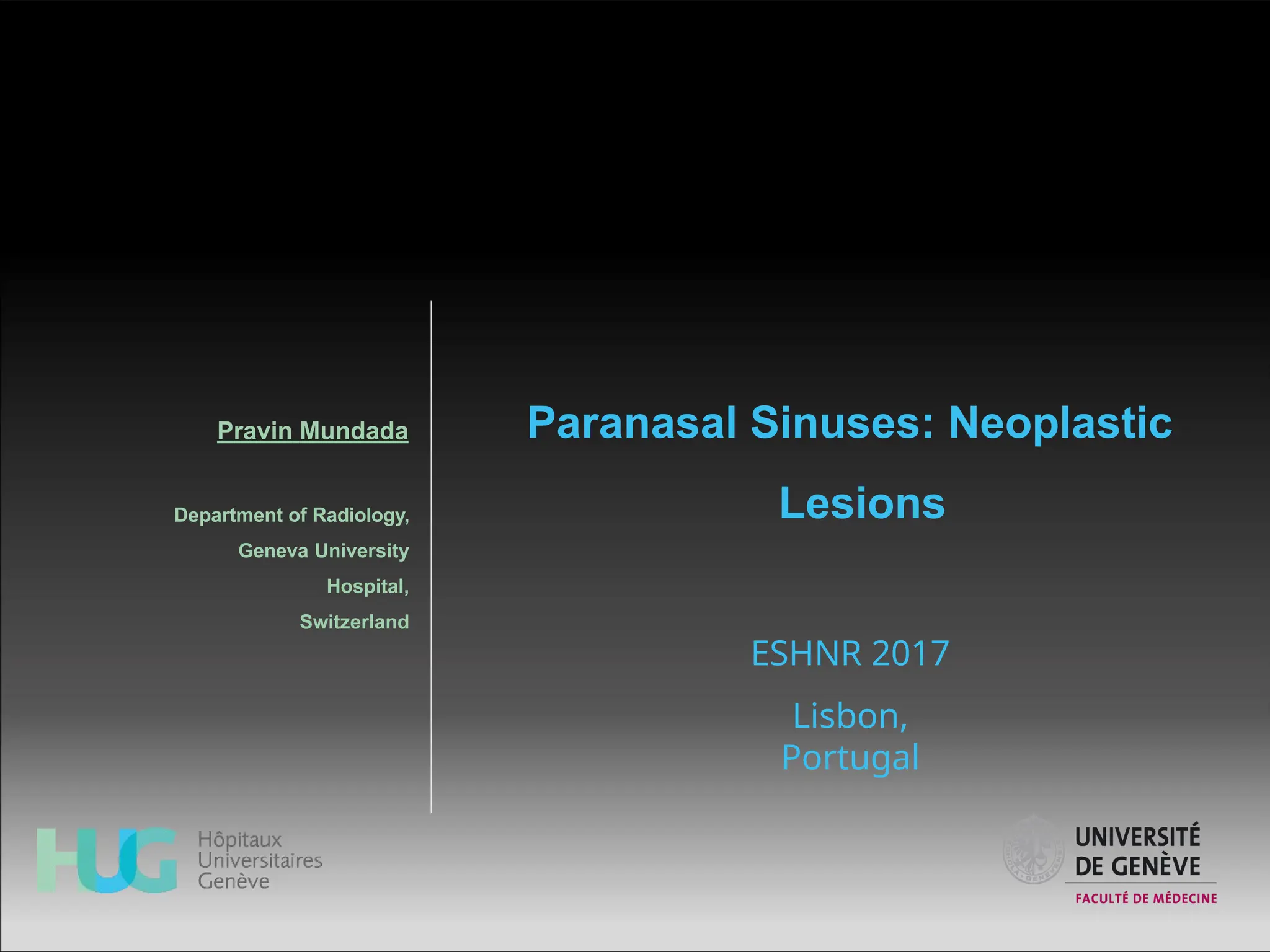 Mundada_Paranasal-sinuses-Neoplastic-lesions.pptx