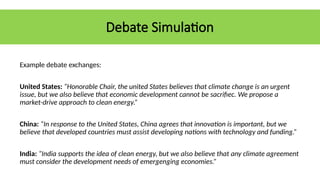 MUN DEBATE, conversational workshop, debate | PPT