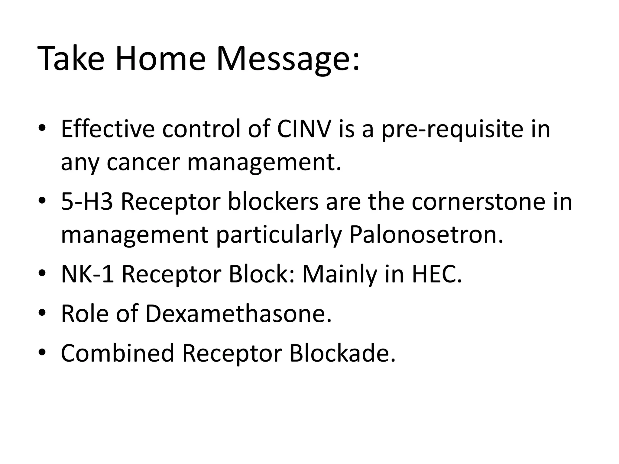 cinv (chemotherapy induced nausea & vomiting) | PPTX