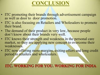 PPT OF ITC (INDIA TOBACCO COMAPANY) | PPTX