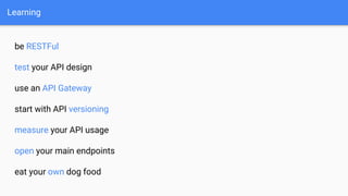 Mobile products with API first | PPT