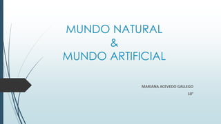 Mundo natural | PPTX