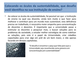 Mundo sustentável | PPT