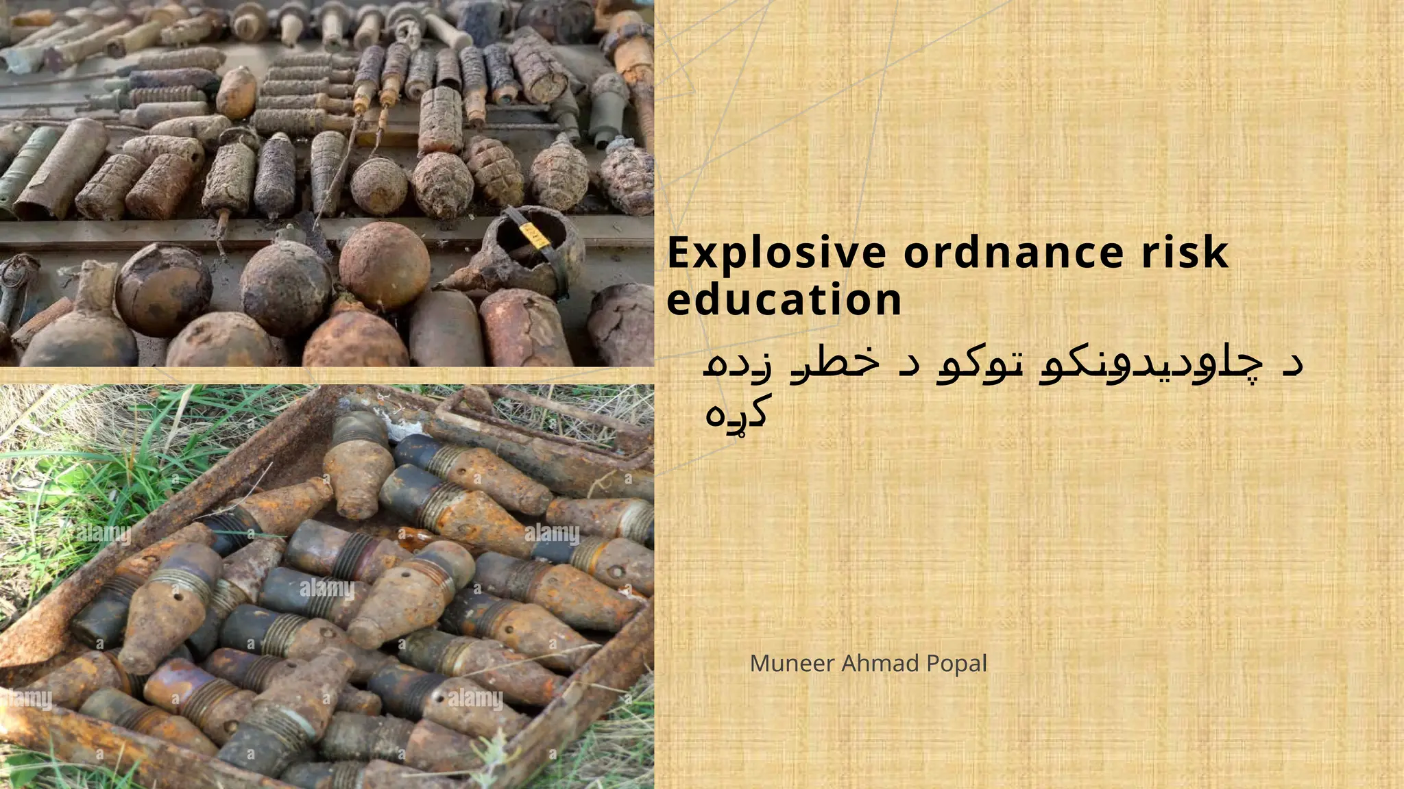 Explosive Ordnance Risk Education Presentation | PPTX