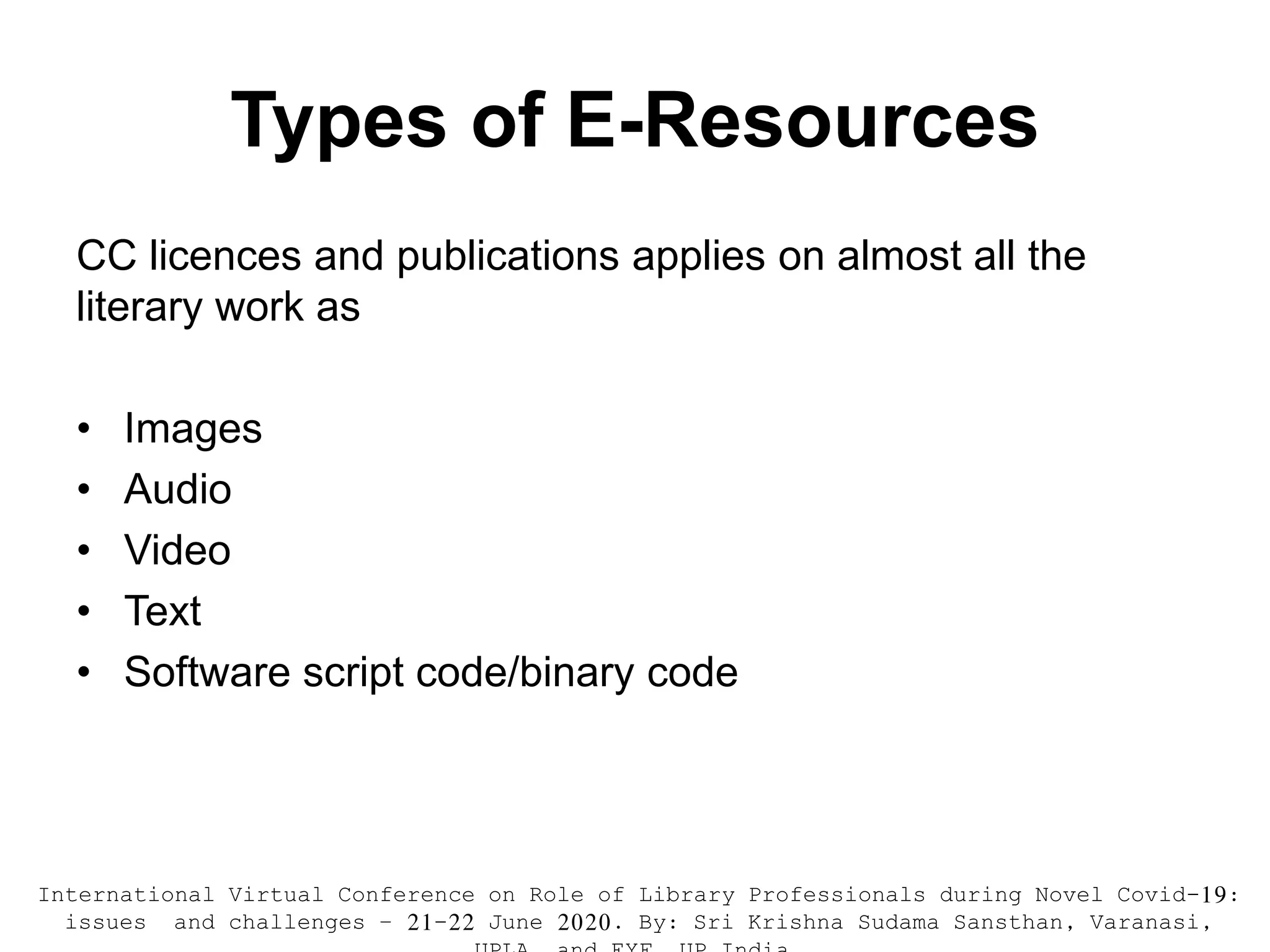 Creative commons | PPTX | Desktop Publishing | Computer Software and Applications