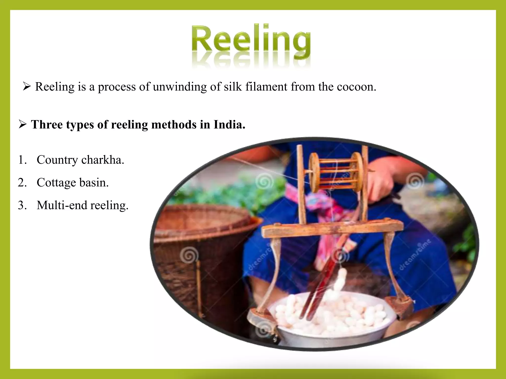 Sericulture - Post Cocoon Technology / Processing of Cocoons | PPTX