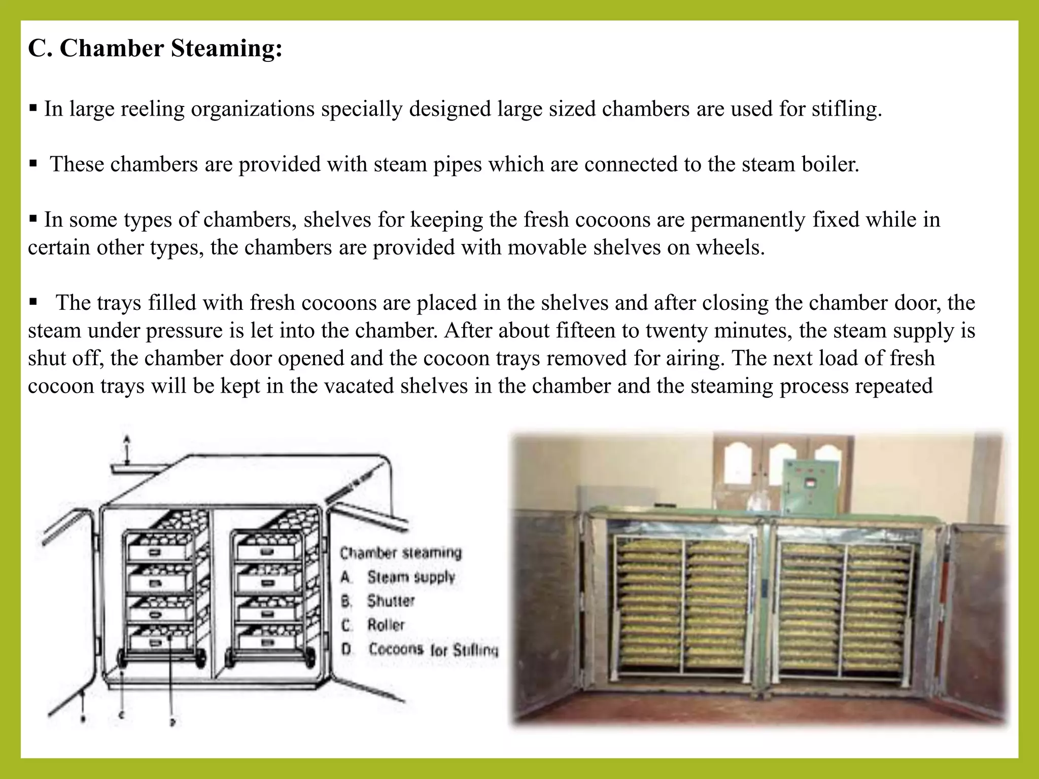 Sericulture - Post Cocoon Technology / Processing of Cocoons | PPTX