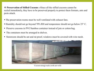 Sericulture - Post Cocoon Technology / Processing of Cocoons | PPTX