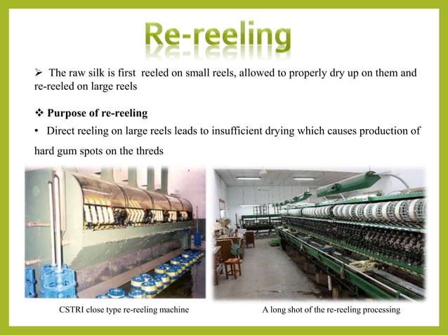 Sericulture - Post Cocoon Technology / Processing of Cocoons | PPTX ...