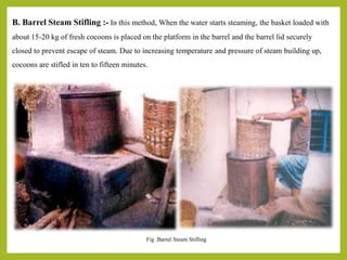 Sericulture - Post Cocoon Technology / Processing of Cocoons | PPTX