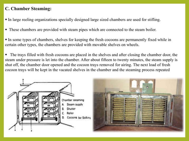 Sericulture - Post Cocoon Technology / Processing of Cocoons | PPTX ...