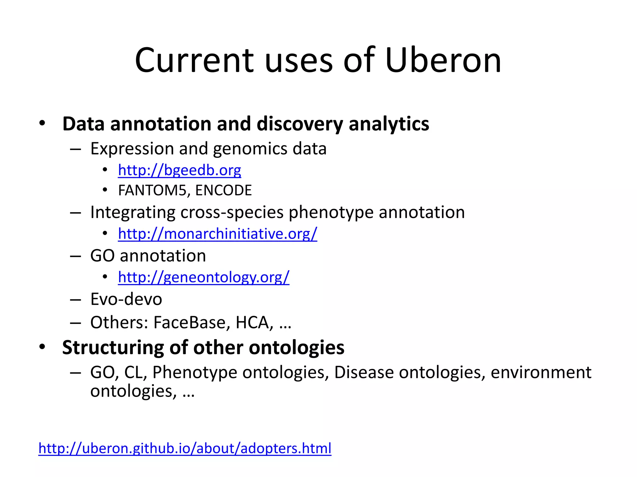 Representation of kidney structures in Uberon | PPT